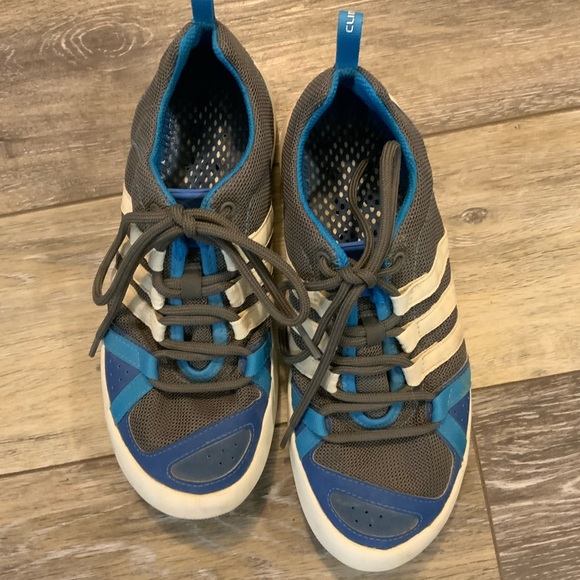 adidas | Shoes | Adidas Blue And Gray Water Grip Shoes Size 6 2 | Poshmark